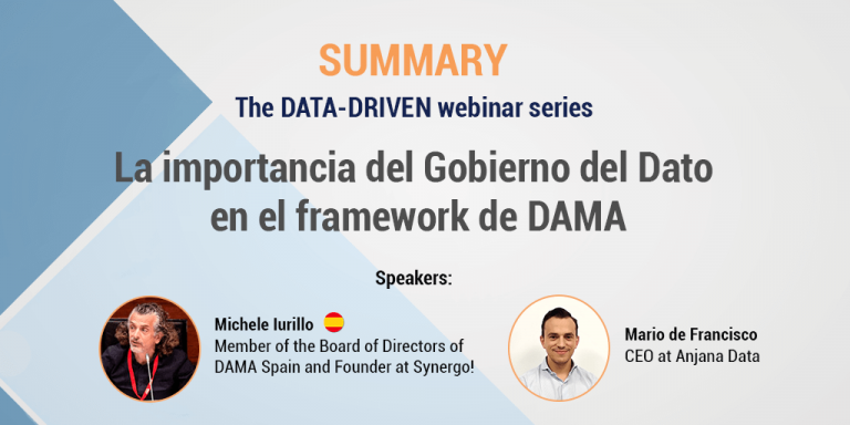 Webinar Summary: La importancia del gobierno del dato en el framework ...